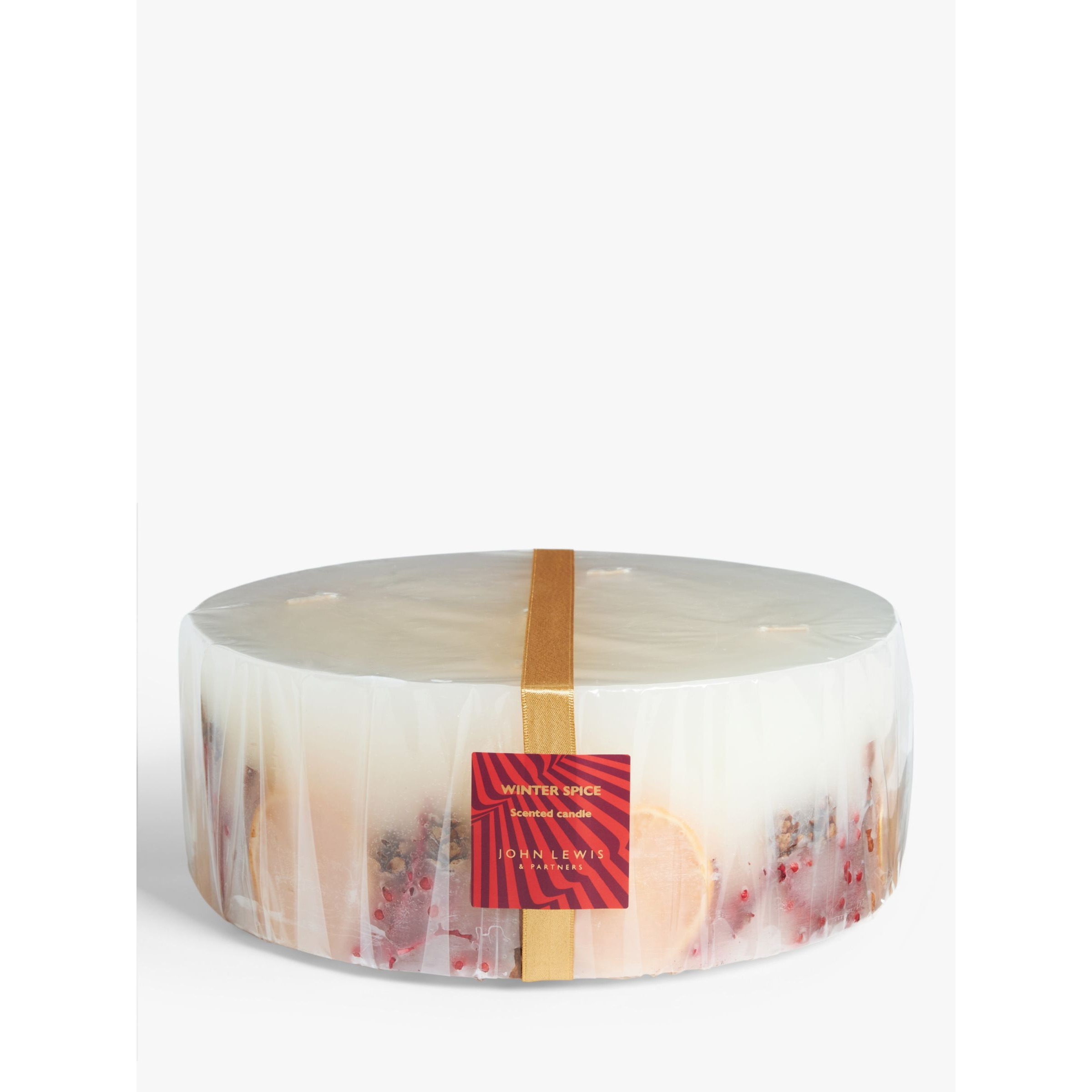 John Lewis Extra Large Winter Spice Inclusion Scented Candle, 4.4kg by ...
