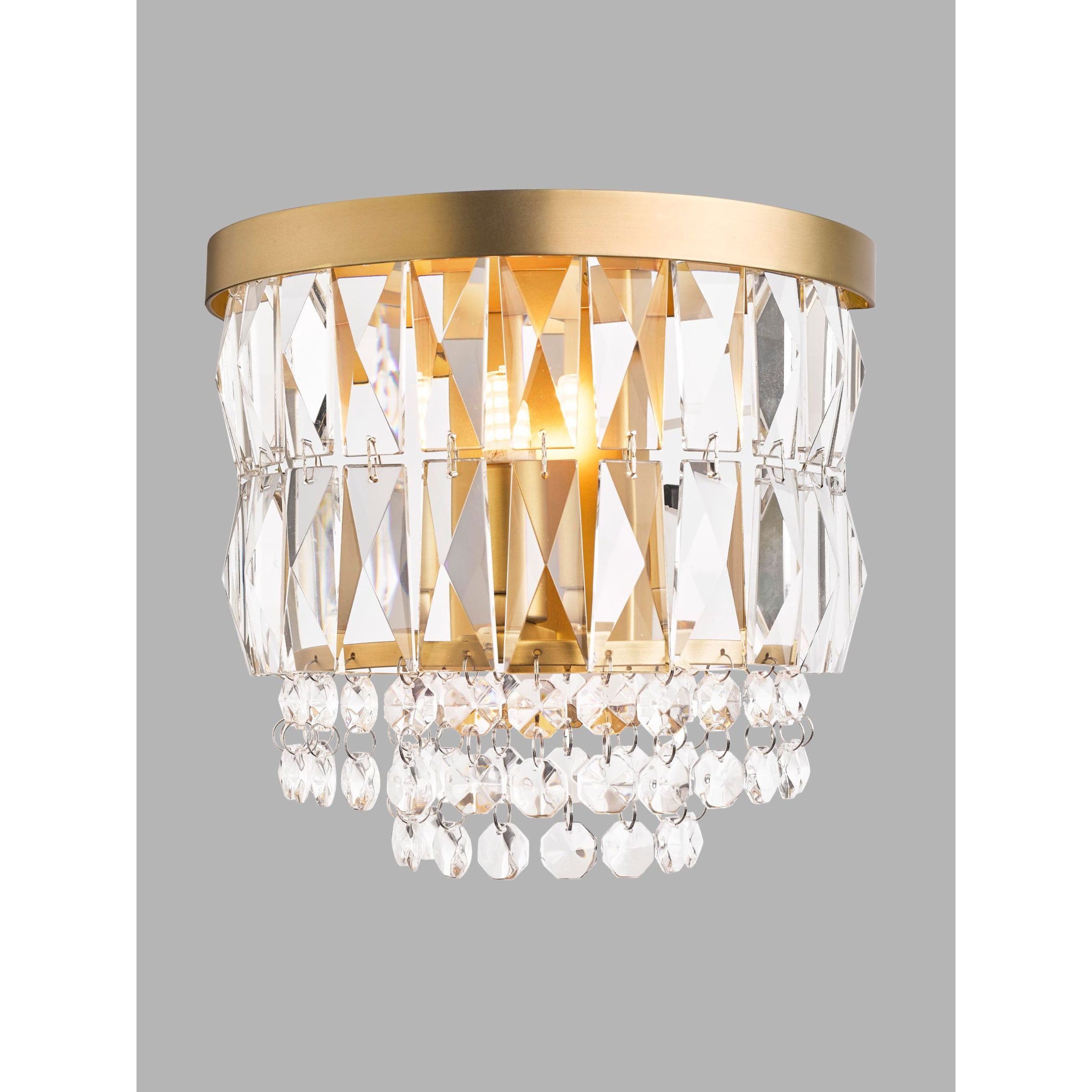 Laura Ashley Rhosill Wall Light, Matt Antique Brass by John Lewis ...