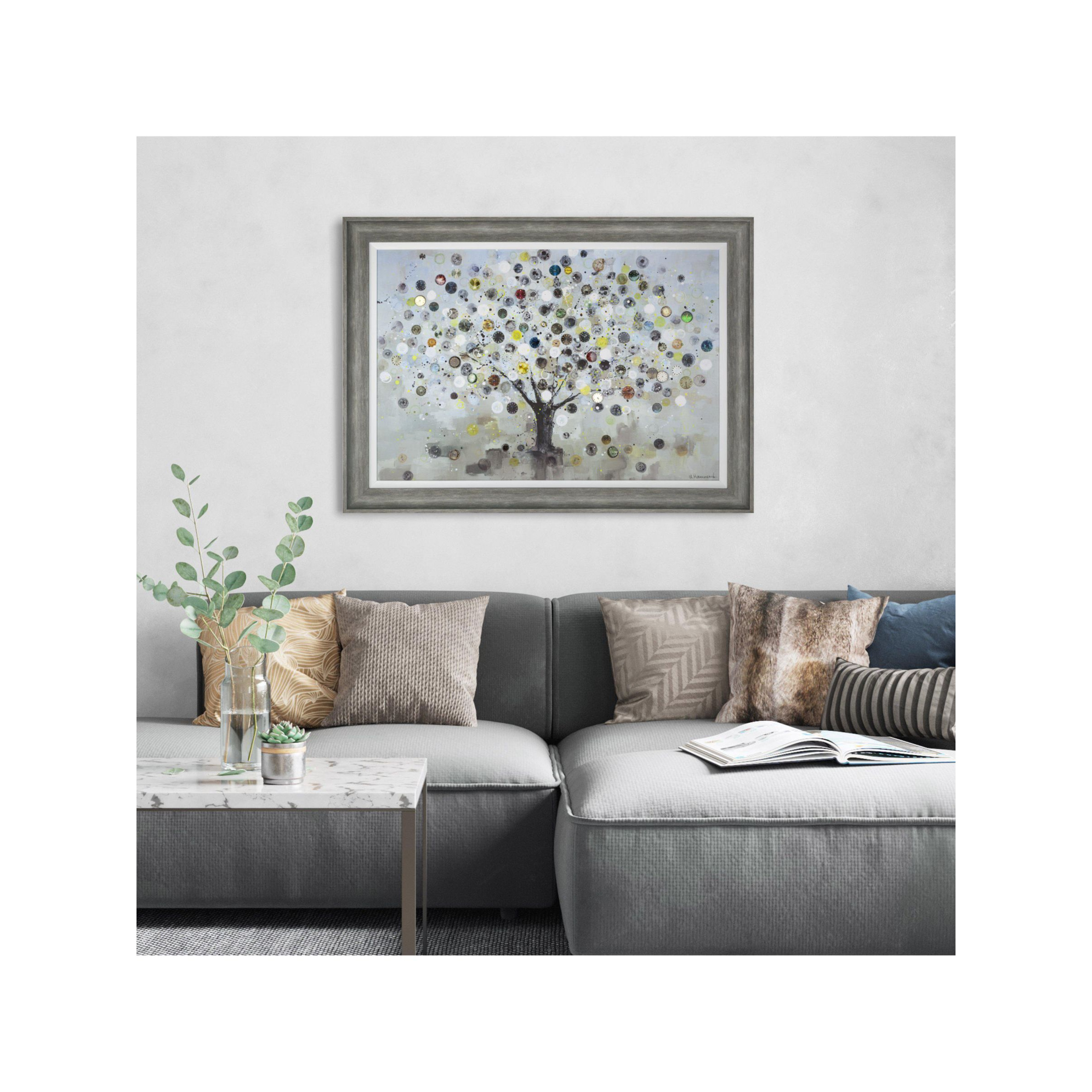 John Lewis Ulyana Hammond 'Watch Tree' Framed Canvas, 83 x 115cm, Multi ...