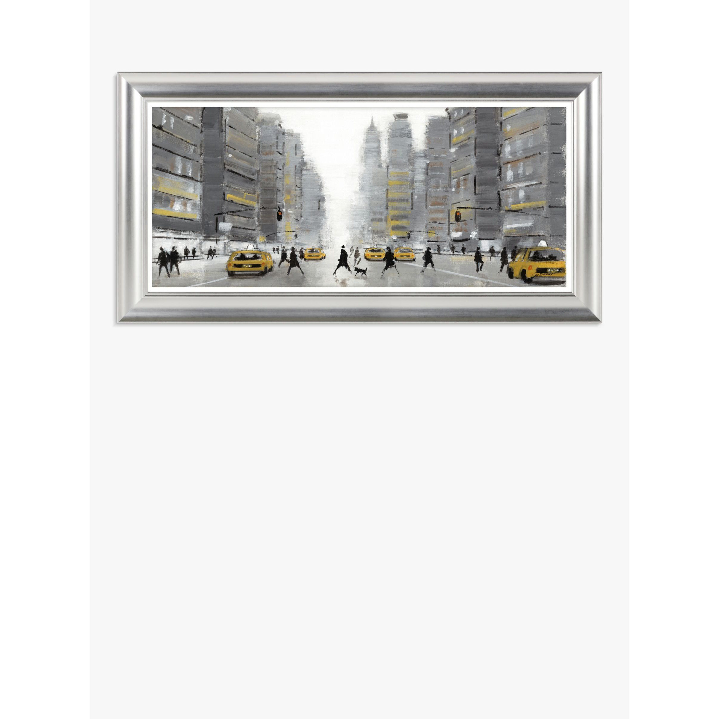 John Lewis Jon Barker 'New York Crossing' Framed Print, 59 x 114cm ...