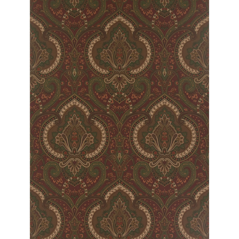 Ralph Lauren Castlehead Paisley Wallpaper by John Lewis & Partners ...