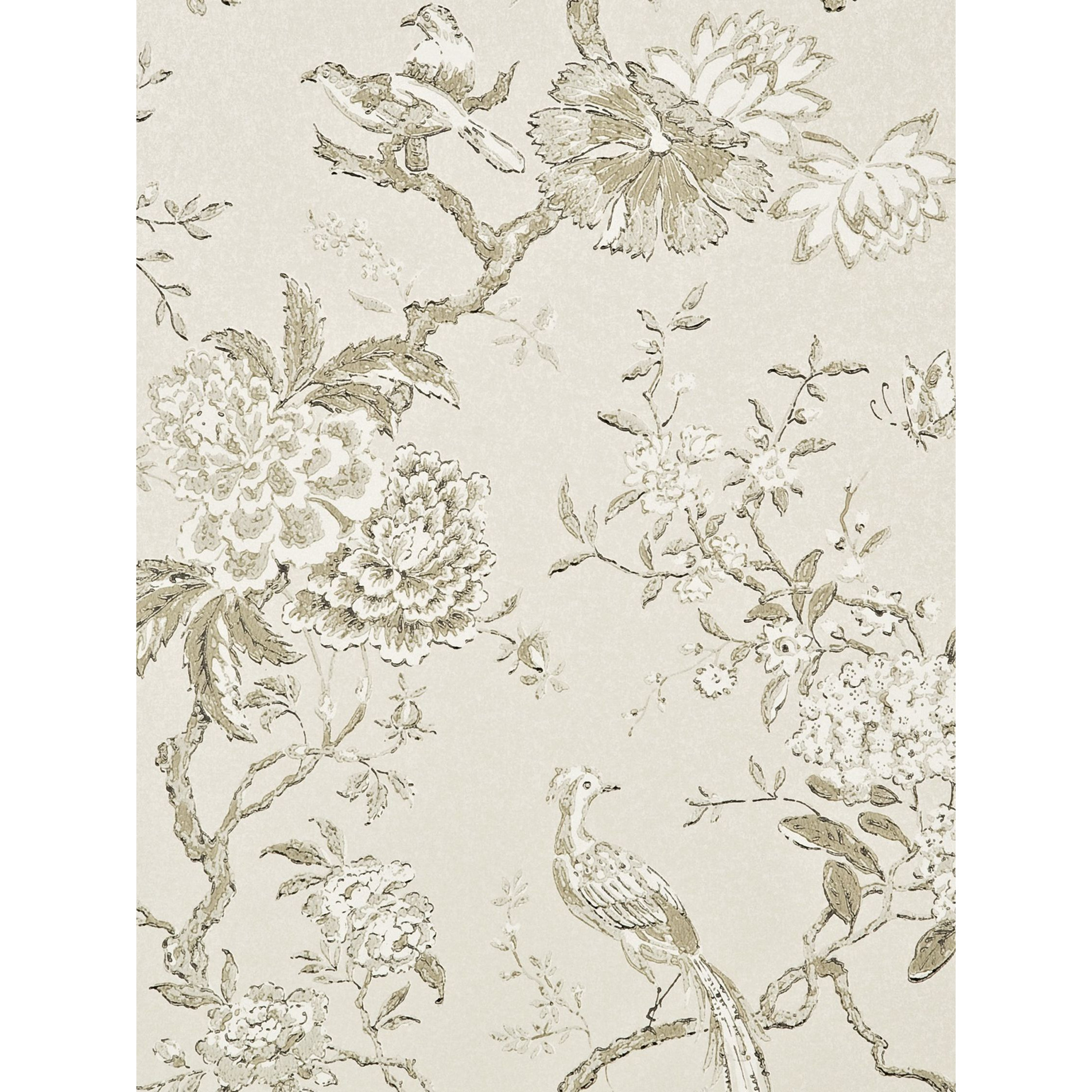 GP & J Baker Oriental Bird Wallpaper by John Lewis & Partners ...