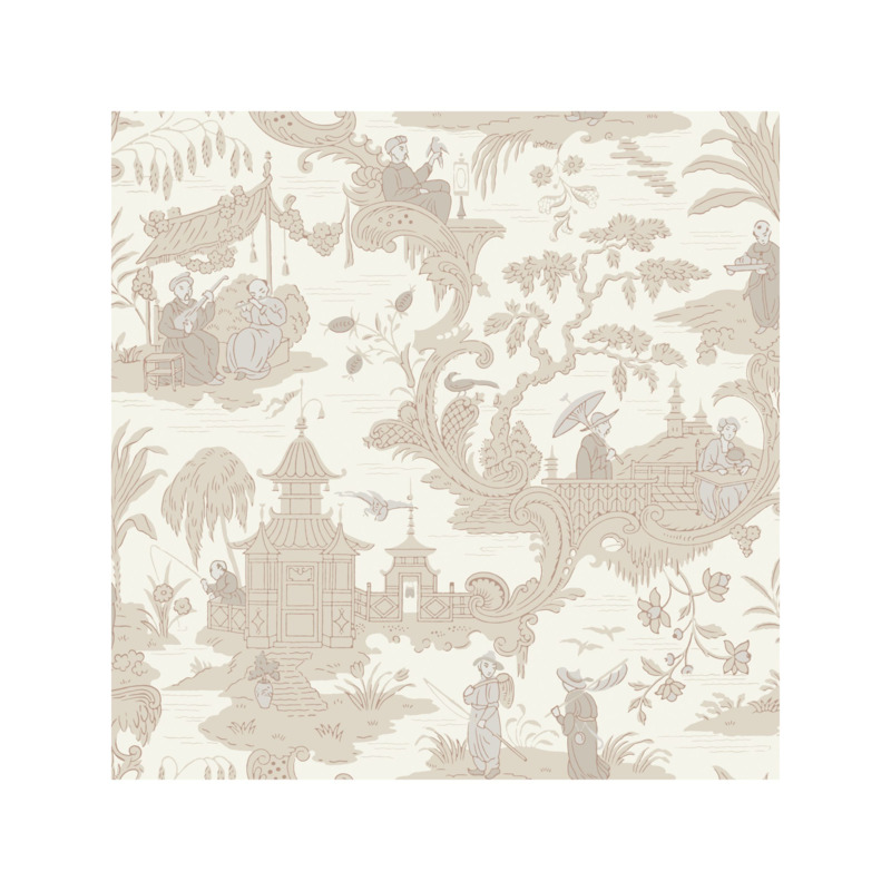 Cole & Son Chinese Toile Wallpaper by John Lewis & Partners | ufurnish.com