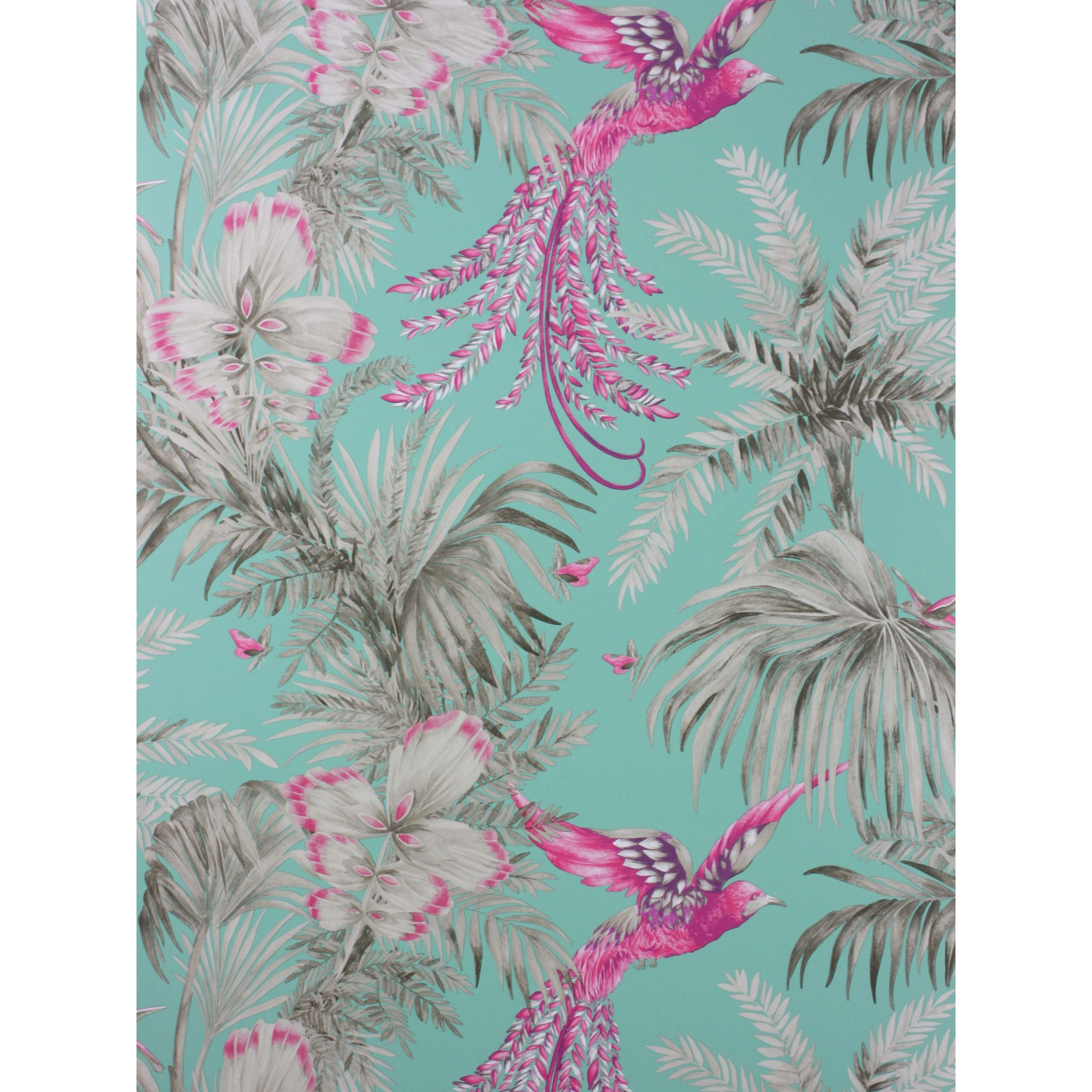 Matthew Williamson Bird of Paradise Wallpaper by John Lewis & Partners ...