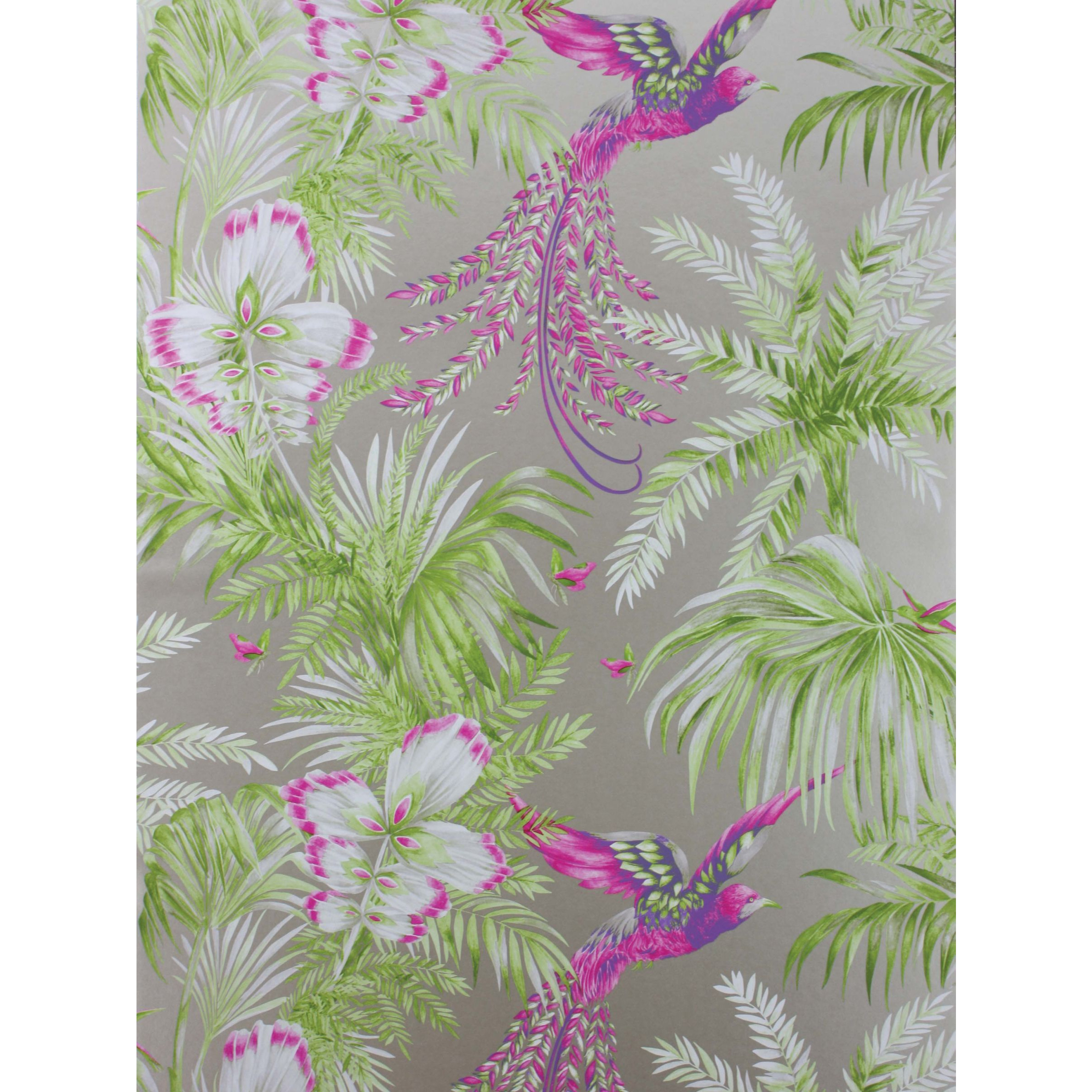 Matthew Williamson Bird of Paradise Wallpaper by John Lewis & Partners ...