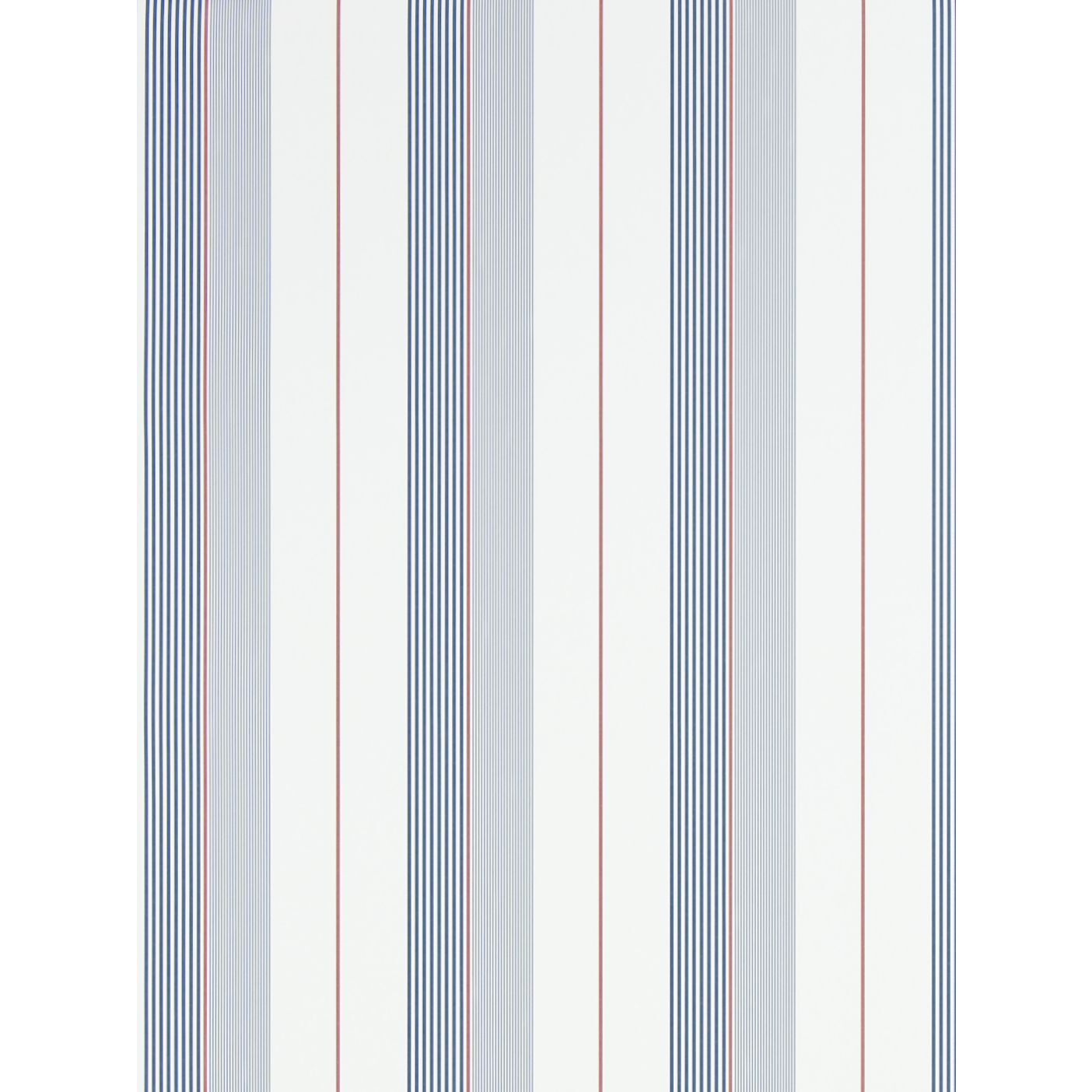 Ralph Lauren Aiden Stripe Wallpaper by John Lewis & Partners | ufurnish.com
