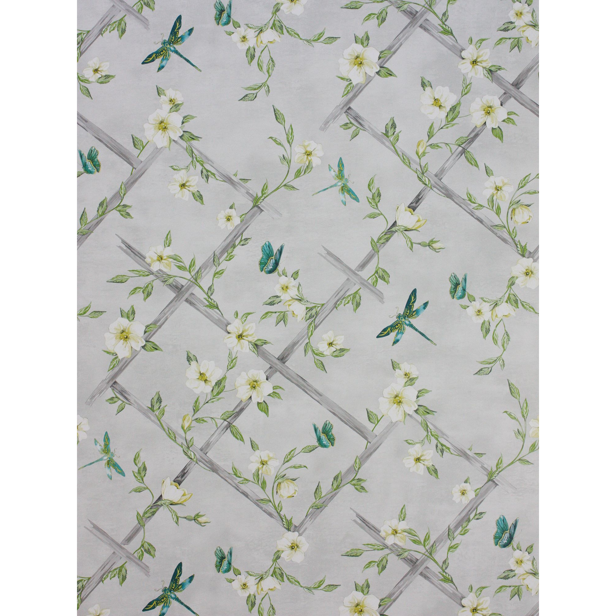 Matthew Williamson Rosanna Trellis Wallpaper by John Lewis & Partners | ufurnish.com
