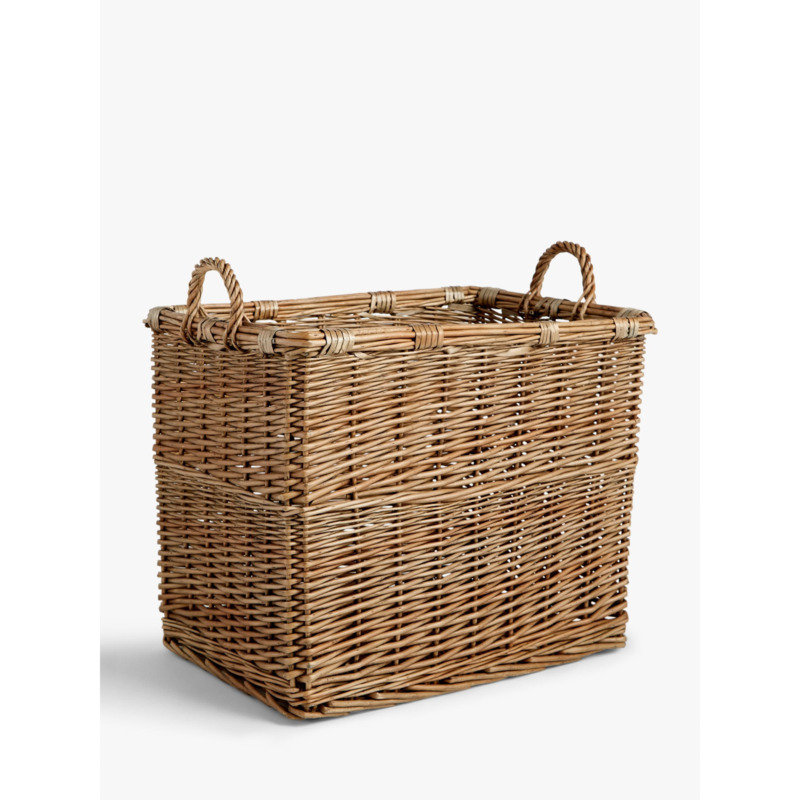 John Lewis Modern Country Wicker Log Basket by John Lewis & Partners ...