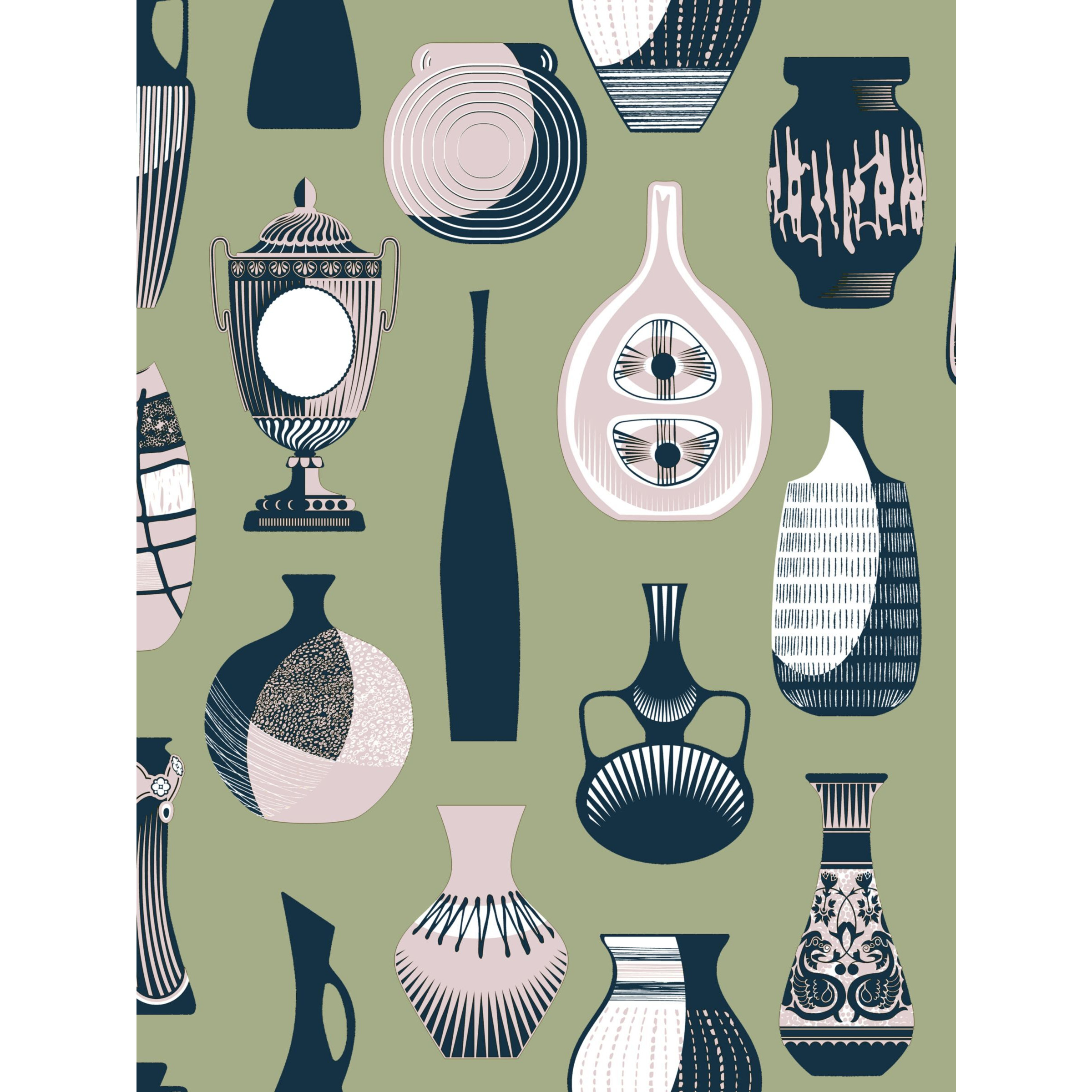 Mini Moderns Vessel Wallpaper by John Lewis & Partners | ufurnish.com