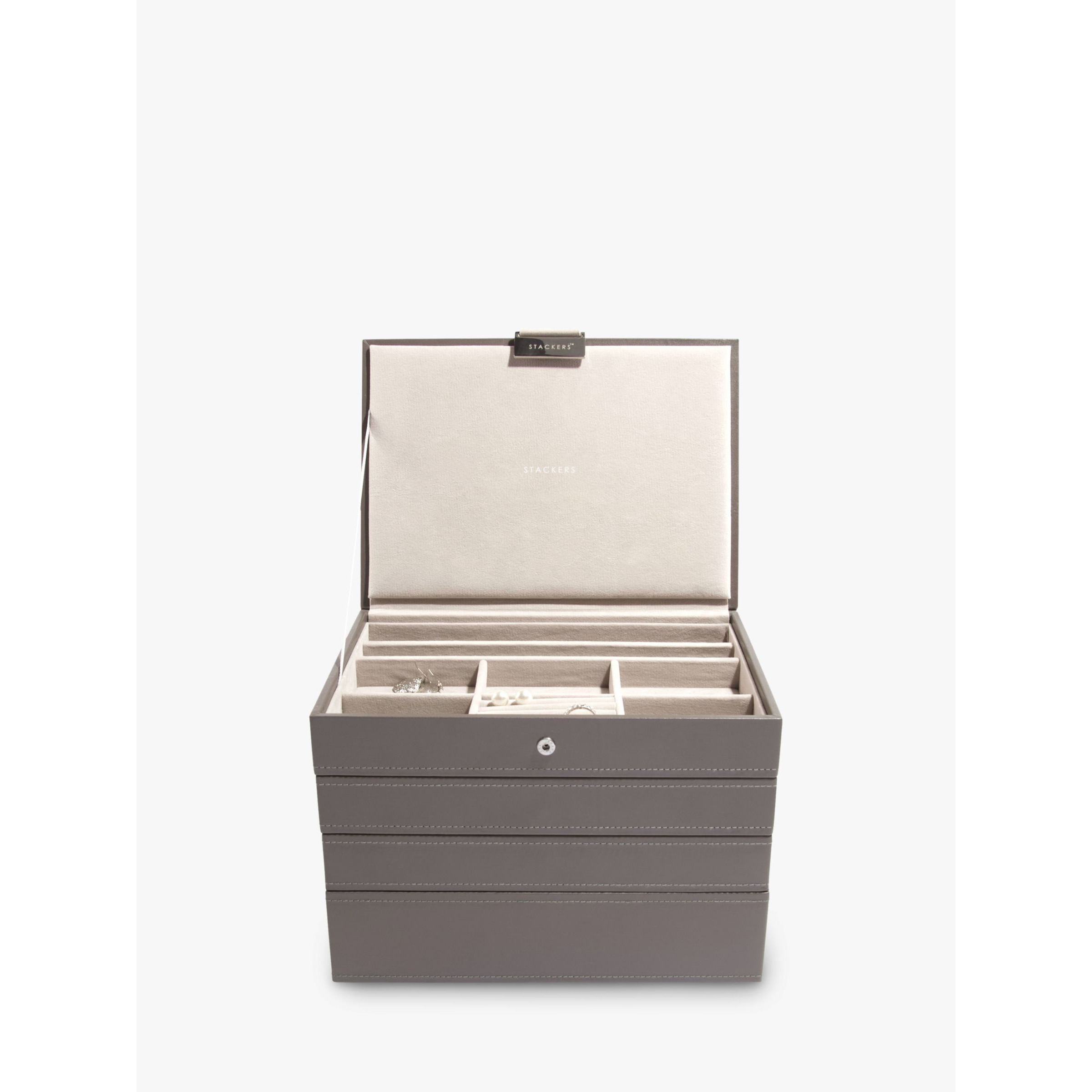 Stackers Classic 4 Layer Jewellery Box by John Lewis & Partners ...