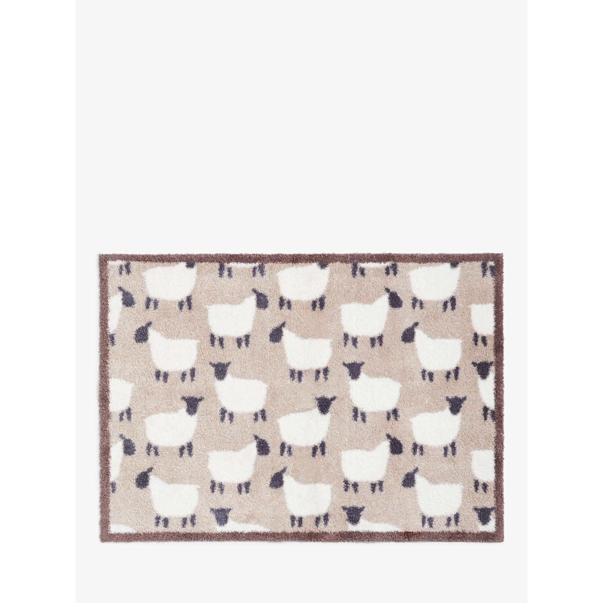 Turtle Mat Sheep Flock Door Mat, Natural by John Lewis & Partners ...