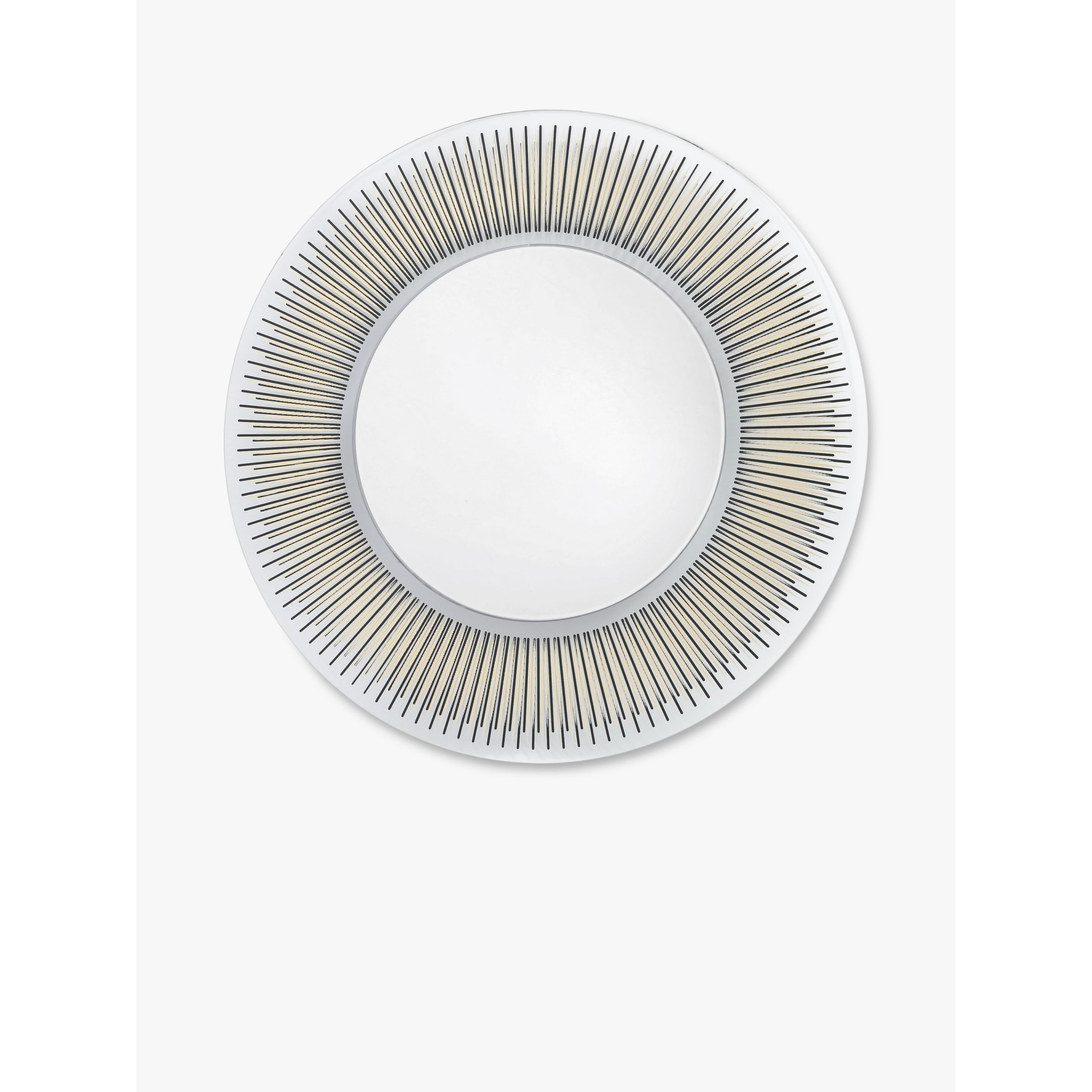 Där Neuss Round Sundial Wall Mirror, 80cm, Gold/Black by John Lewis ...