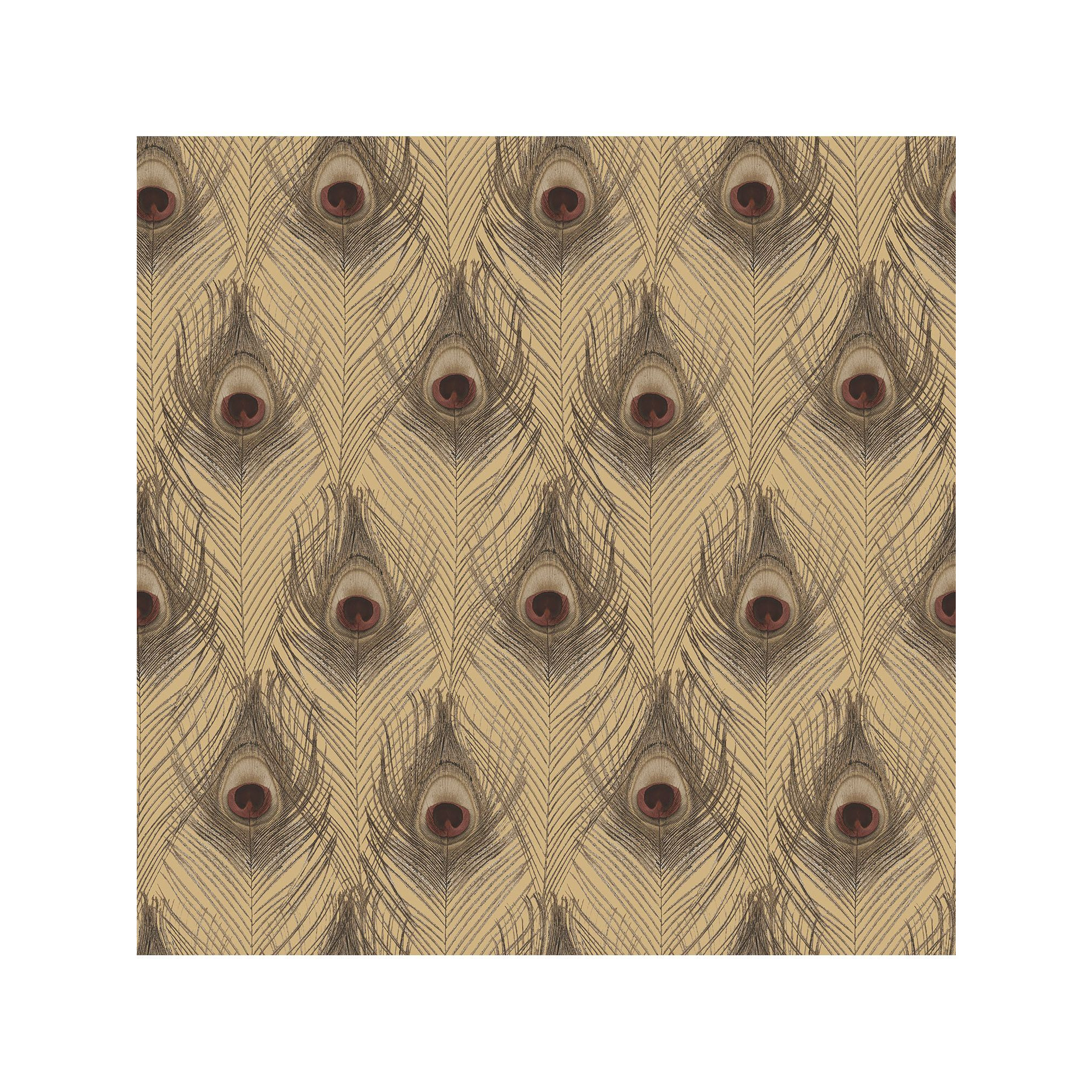 Galerie Peacock Feather Vinyl Wallpaper by John Lewis & Partners ...