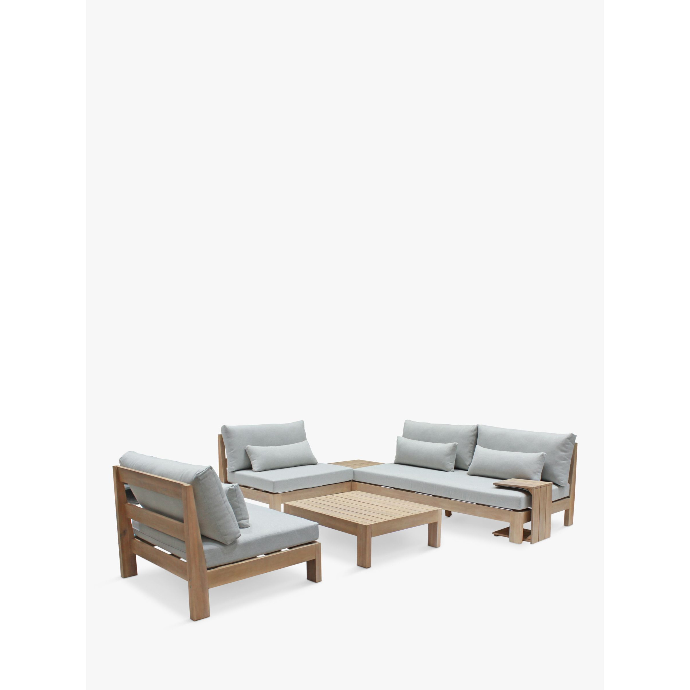 KETTLER Beach 4-Seat Garden Low Lounging Table & Chairs Set, FSC ...