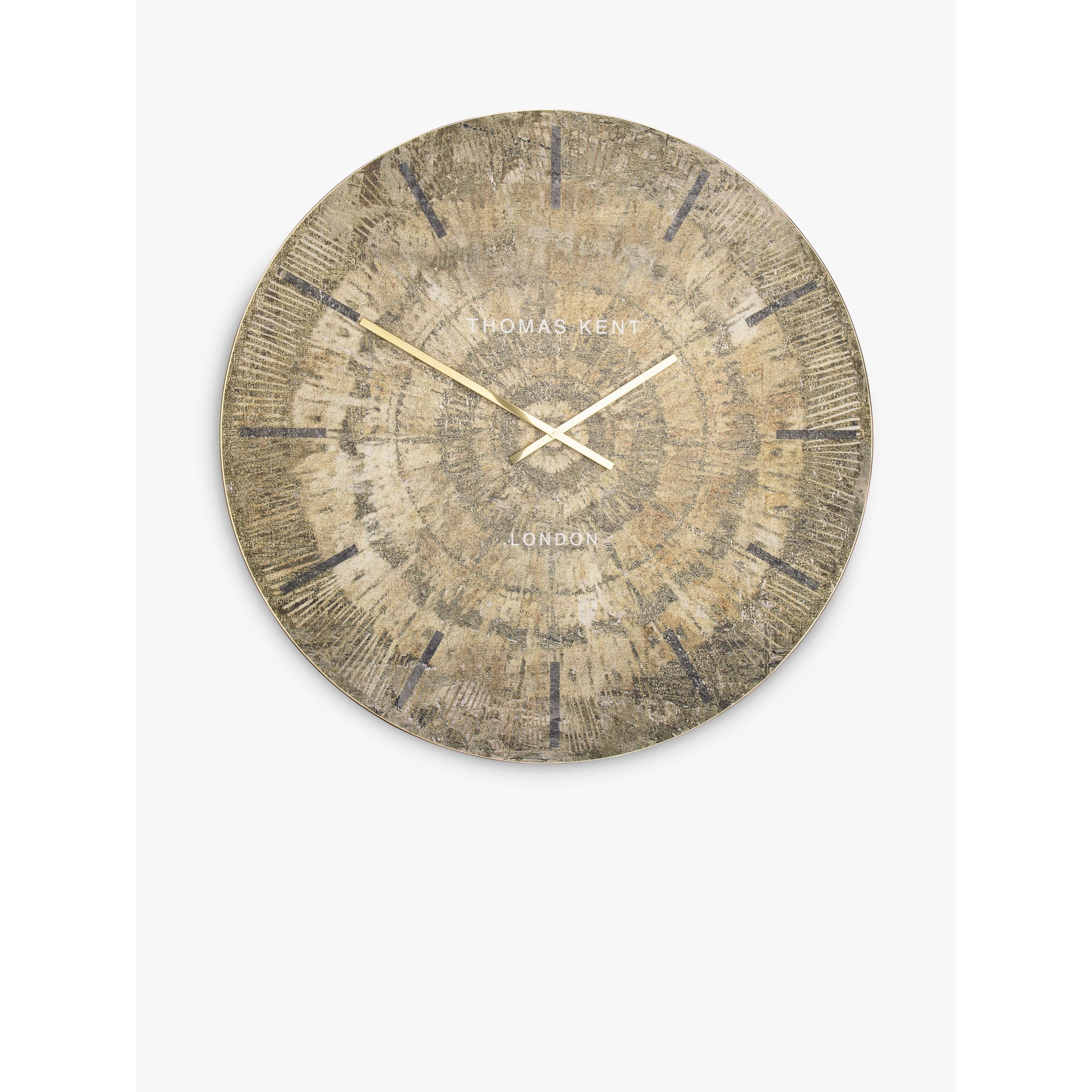 Thomas Kent Starburst Analogue Wall Clock, Gold by John Lewis ...