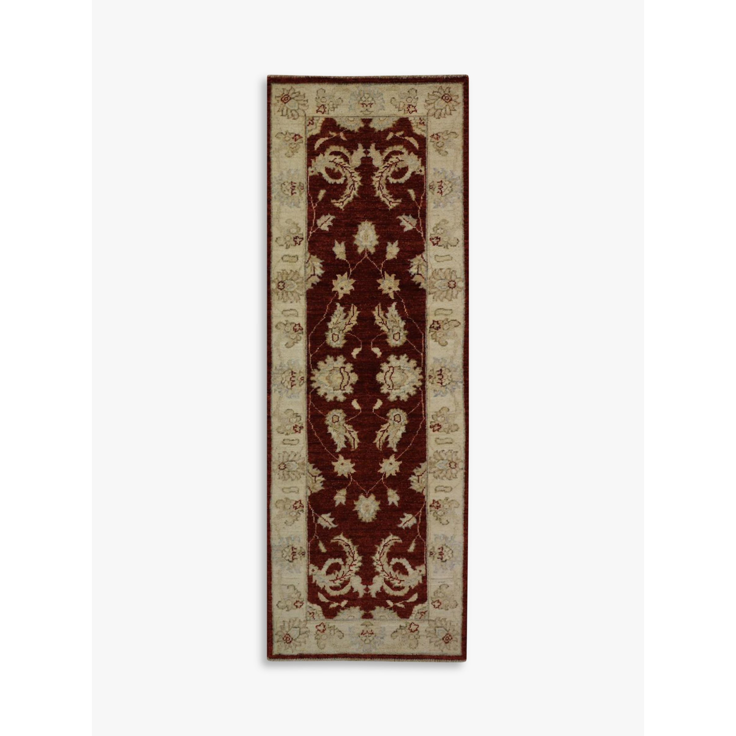Gooch Oriental Ziegler Runner, Red, L239 x W76 cm by John Lewis ...