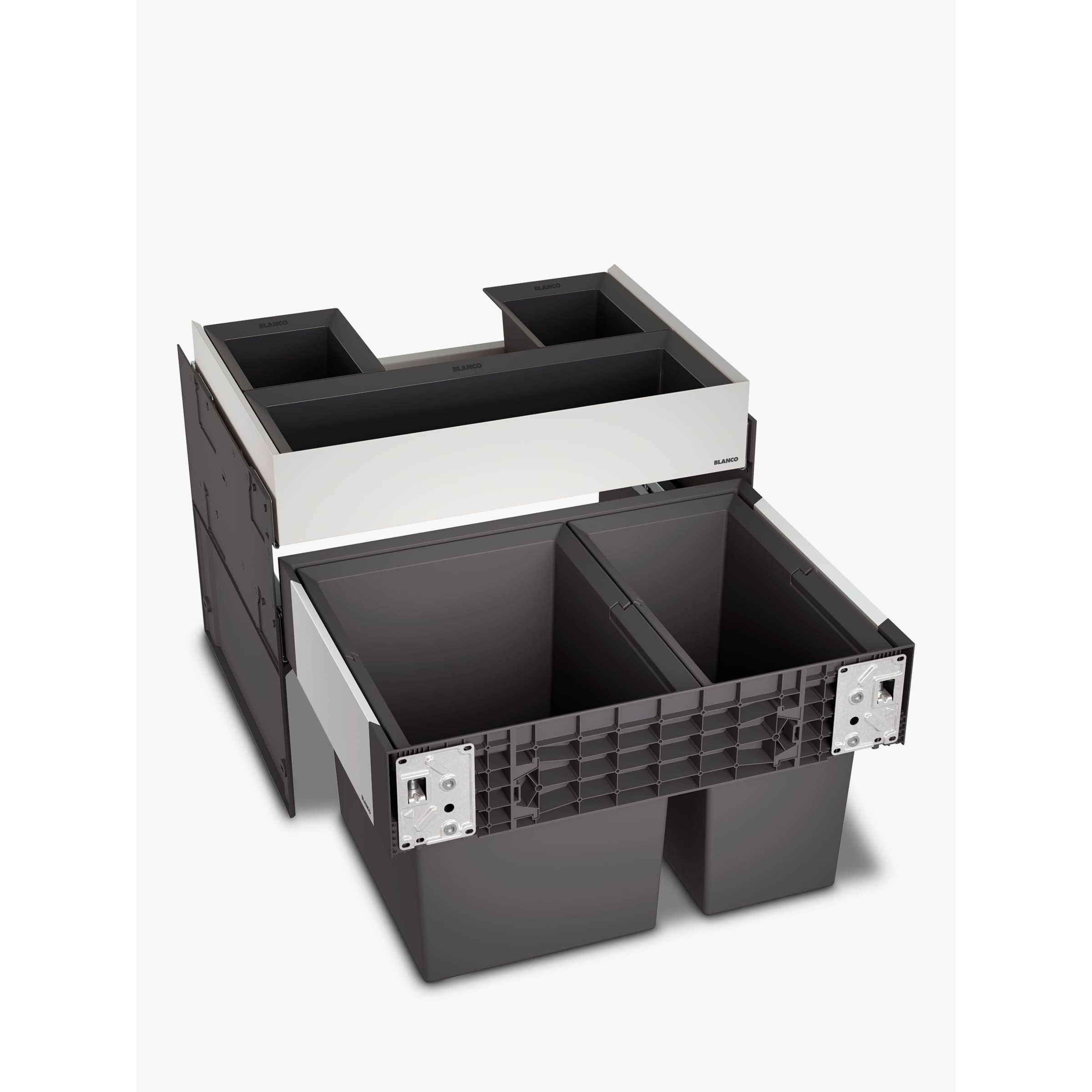 Blanco Select Orga Under Counter 2-Section Pull-Out Kitchen Bin ...