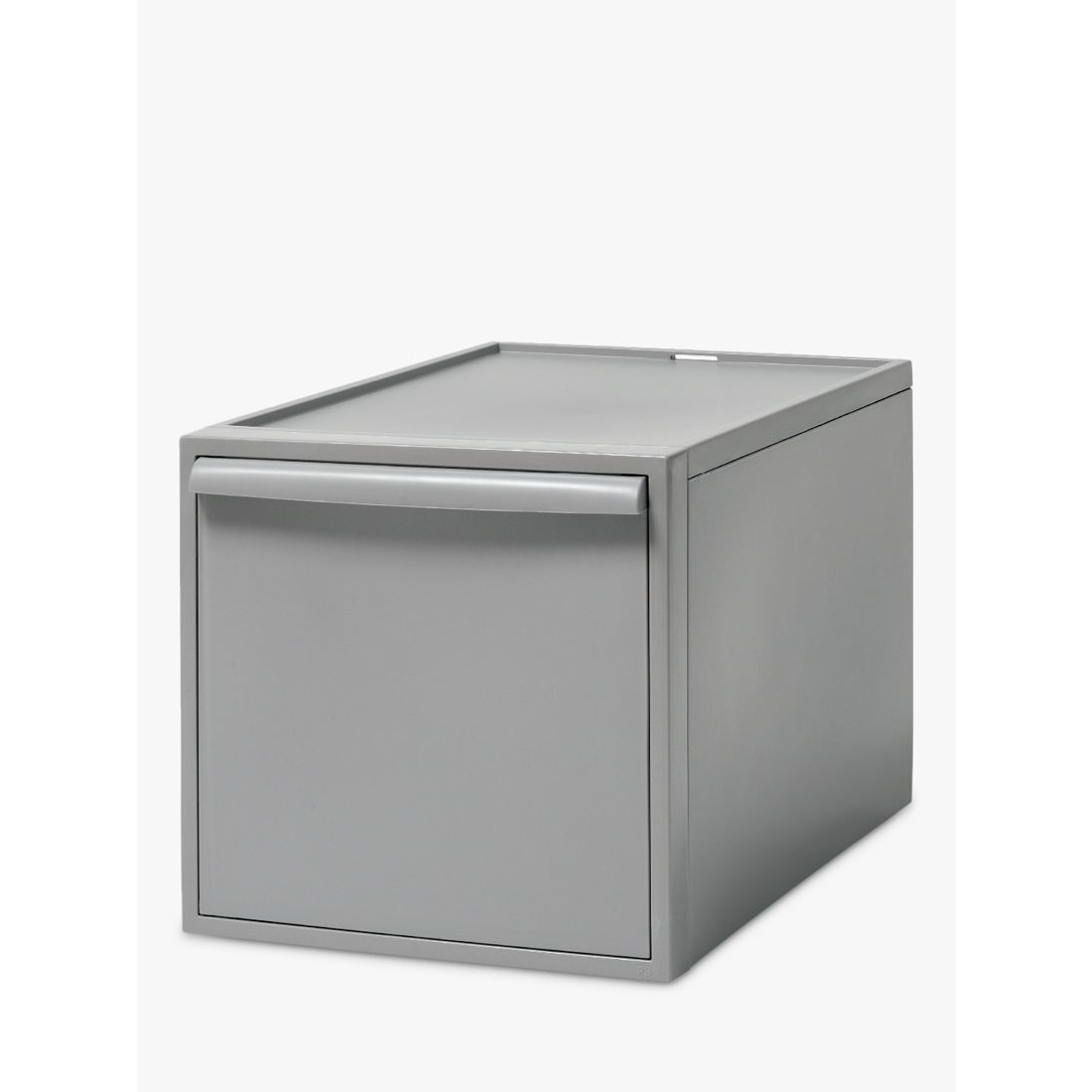 Like-it Stacking Plastic Storage Drawer, H31cm, Grey by John Lewis ...