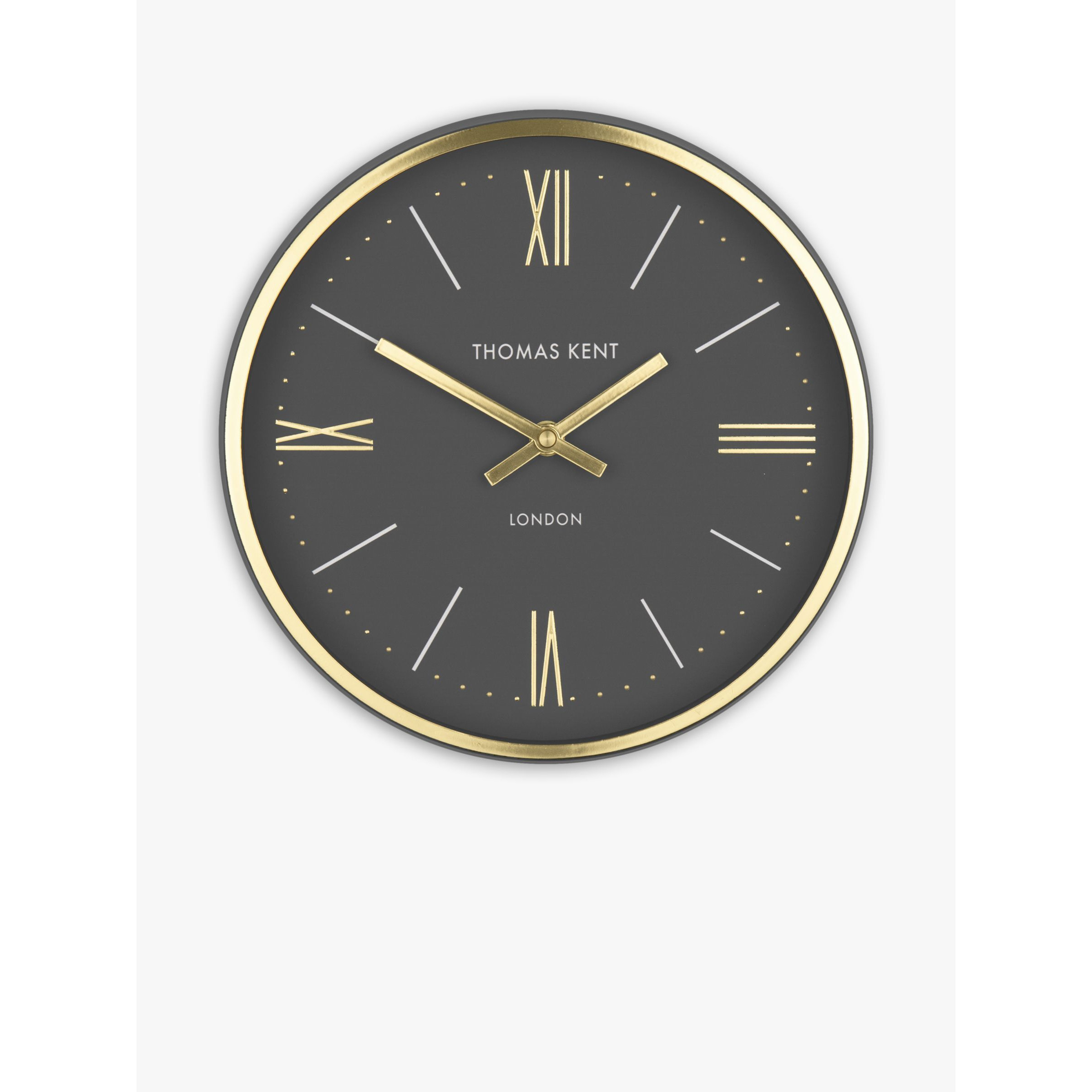 Thomas Kent Hampton Roman Numeral Wall Clock, 26cm by John Lewis ...