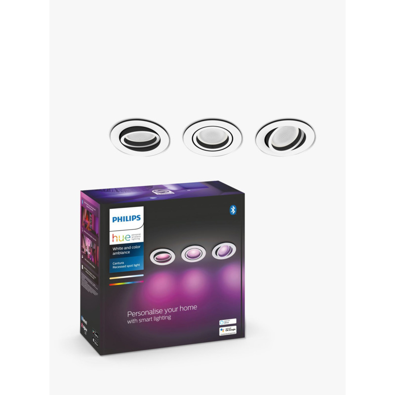 Philips Hue White and Colour Ambiance Centura LED Smart Recessed ...