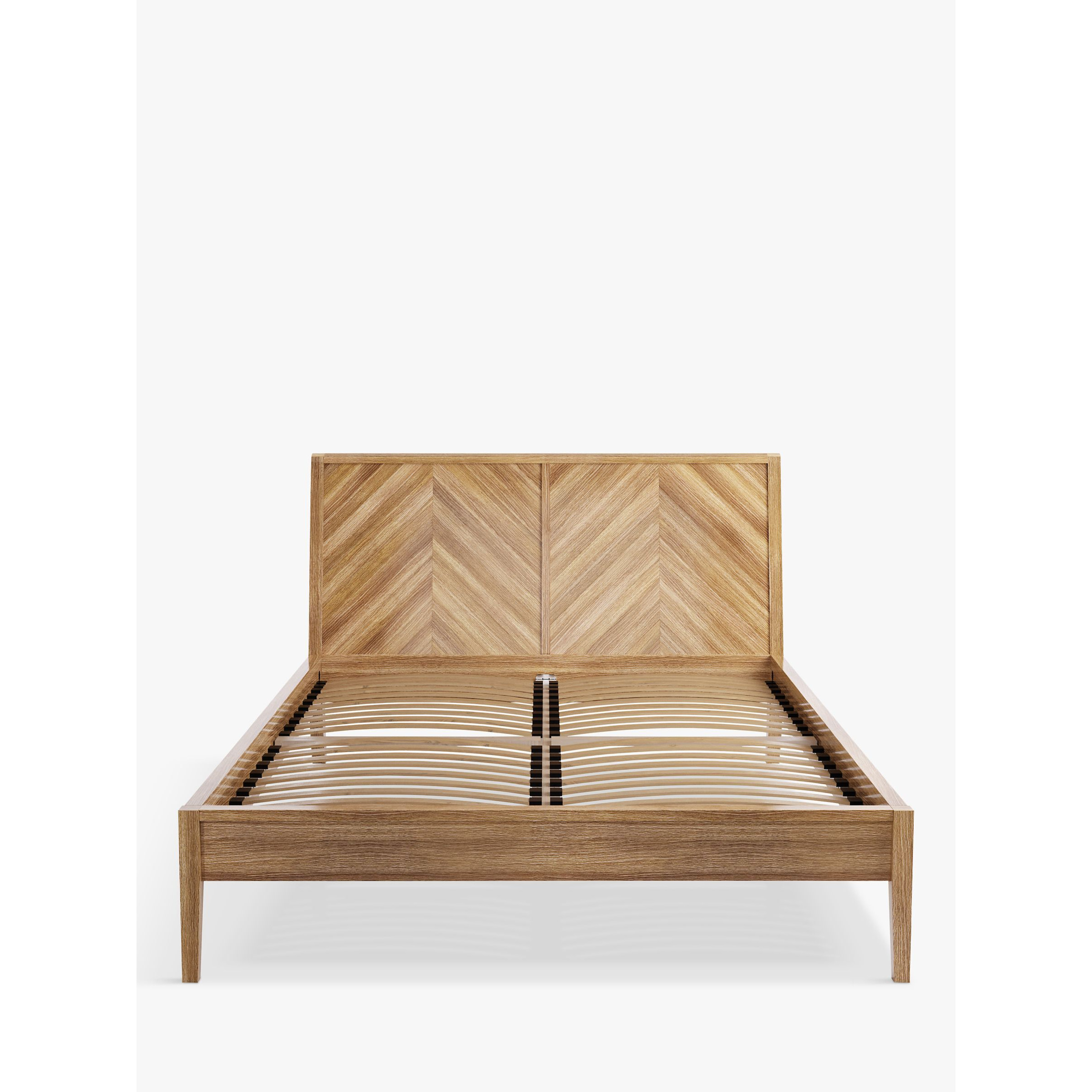 John Lewis Padma Parquet Bed Frame, King size, Oak by John Lewis ...