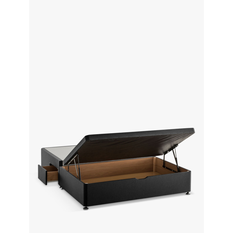 Silentnight 2 Drawer Continental Half Ottoman Divan Base Storage Bed ...