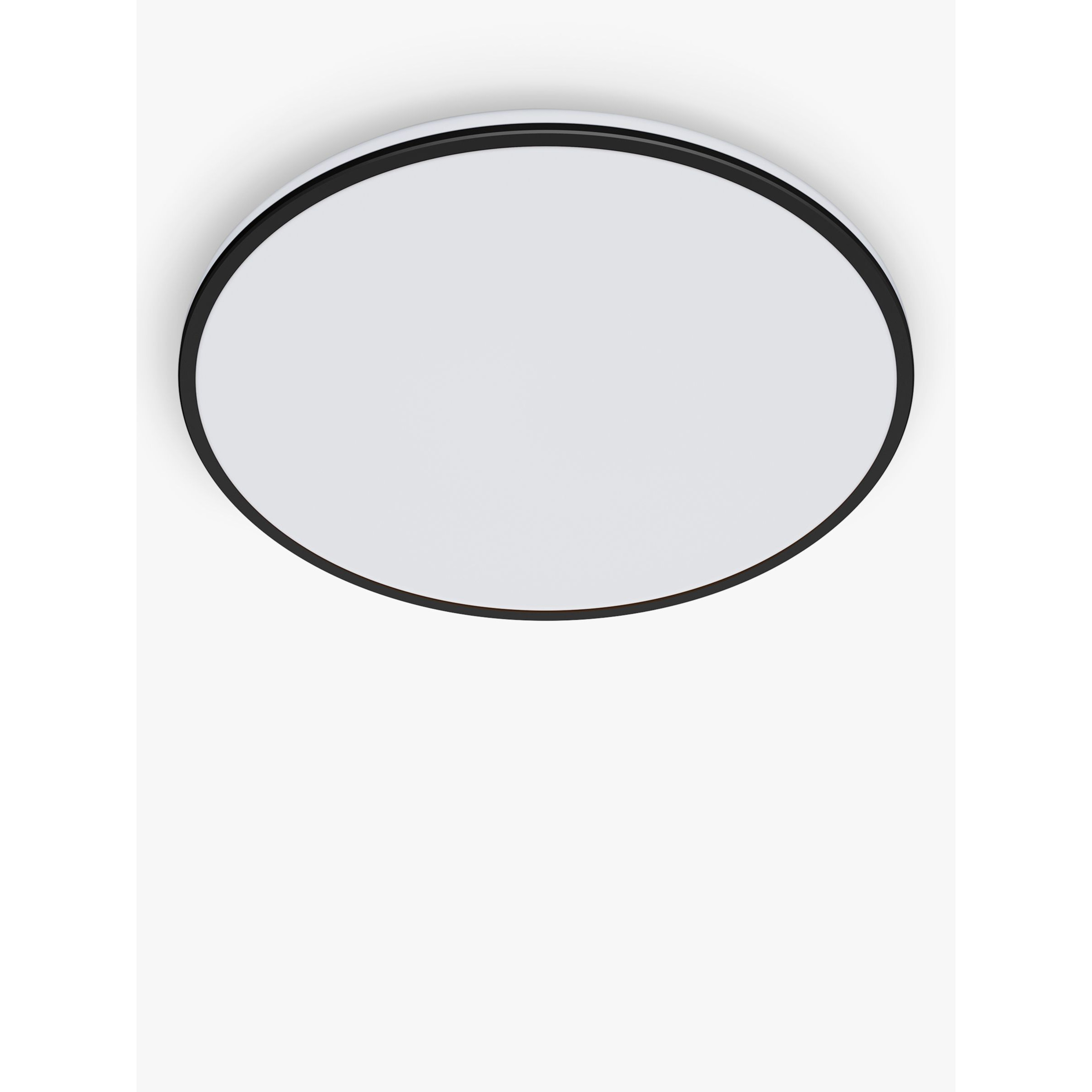 Philips Ozziet Flush Ceiling Light, Black by John Lewis & Partners ...