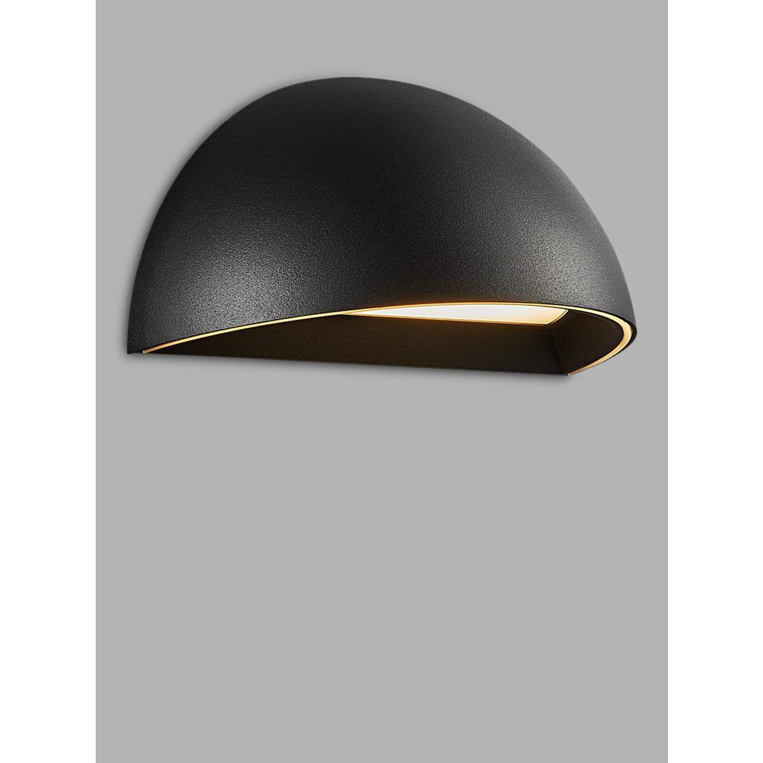 Nordlux Arcus Smart Wall Light, Black by John Lewis & Partners ...