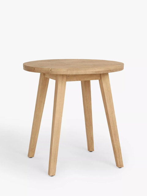 John Lewis Burford Round Garden Bistro Table, 75cm, FSC-Certified ...