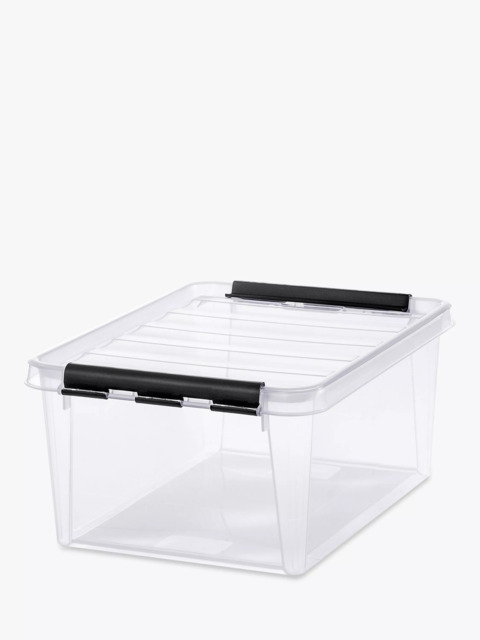 SmartStore Classic Plastic Storage Box with Lid, 14L by John Lewis ...