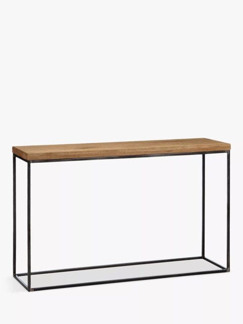 John Lewis Calia Console Table, Solid Oak by John Lewis & Partners ...