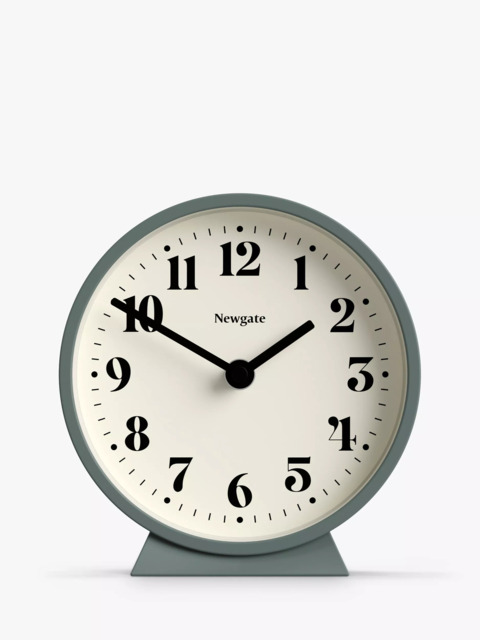 Newgate Clocks Theatre Silent Sweep Analogue Mantel Clock by John Lewis ...