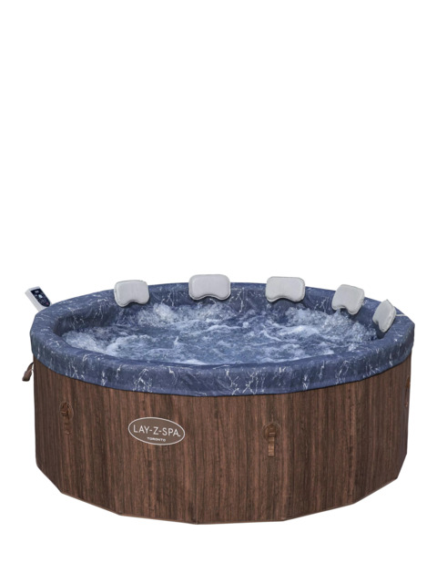 Lay‑Z‑Spa Toronto ThermaCore UltraFit AirJet Smart Round Hot Tub with ...