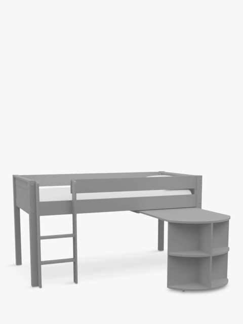 Stompa Classic Mid Sleeper Bed Frame with Pull-Out Desk by John Lewis ...