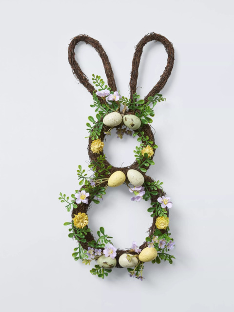 John Lewis Bunny Shaped Wreath by John Lewis & Partners | ufurnish.com