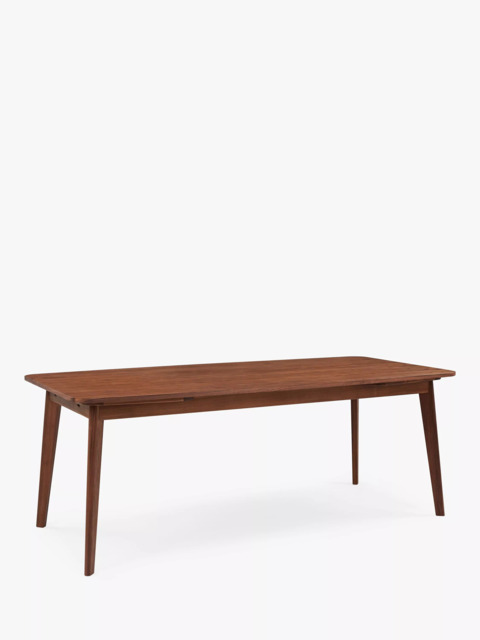 John Lewis Cara 6-10 Seater Extendable Dining Table, American Black ...