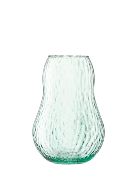 LSA International Canopy Seed Recycled Glass Vase, H23cm, Clear by John ...