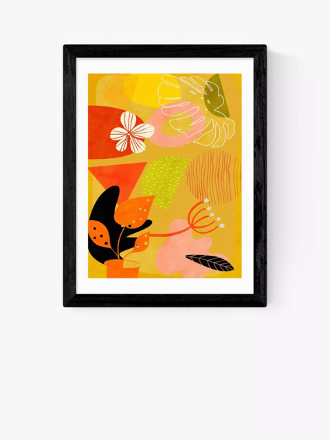 EAST END PRINTS Ana Rut Bre 'Mid Century Garden' Framed Print by John Lewis & Partners ...
