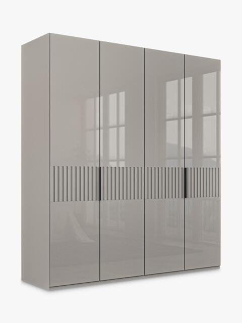 John Lewis Newlyn 2m Hinged Wardrobe with 4 Glass Doors by John Lewis ...