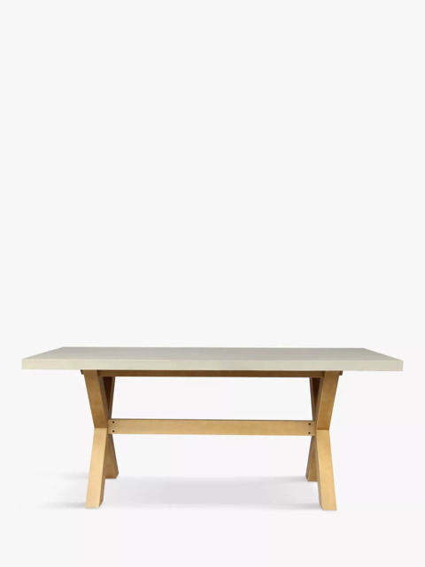 Royalcraft Luna Rectangular Garden Dining Table, 180cm, FSC-Certified ...