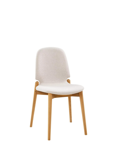 John Lewis Offset Dining Chair, Natural by John Lewis & Partners ...