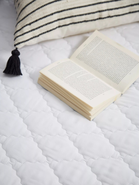 John Lewis Synthetic Soft Touch Washable Quilted Mattress Protector by ...