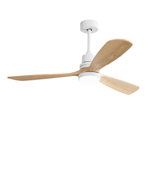 Seynave Garcia Ceiling Fan & LED Light, Natural by John Lewis ...