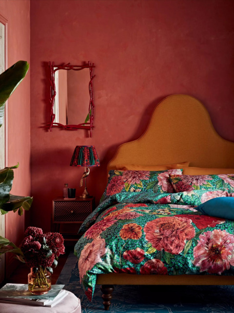 John Lewis + Matthew Williamson Leopard Rose Duvet Cover Set by John ...