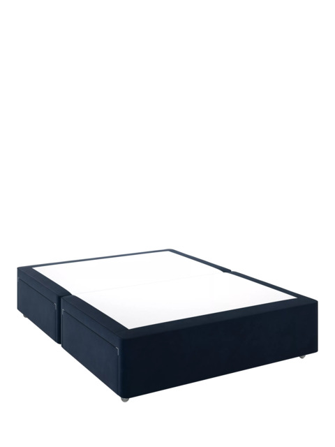 John Lewis Non-Sprung Upholstered 4 Drawer Divan Base, Double by John ...