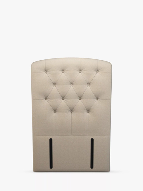John Lewis Rouen Full Depth Upholstered Headboard, Single by John Lewis ...