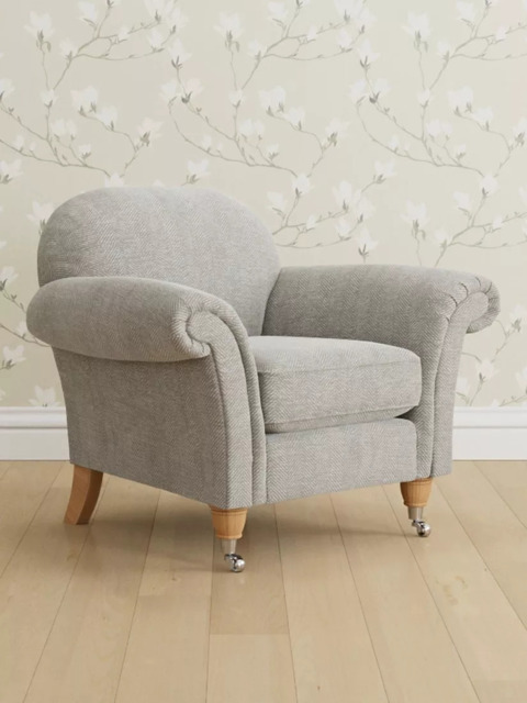 Laura Ashley Mortimer Armchair, Oak Leg by John Lewis & Partners ...
