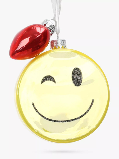 John Lewis Sugar & Spice Heart and Smiley Face Bauble by John Lewis ...