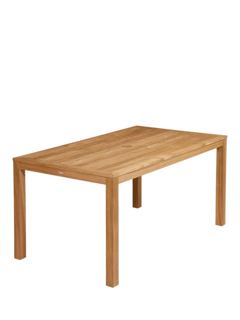 Barlow Tyrie Linear Rectanglar Wooden Garden Dining Table, 150cm, Teak by John Lewis & Partners ...