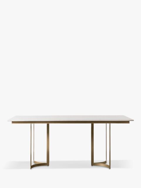 Gallery Direct Wren Marble 6 Seater Fixed Dining Table by John Lewis ...